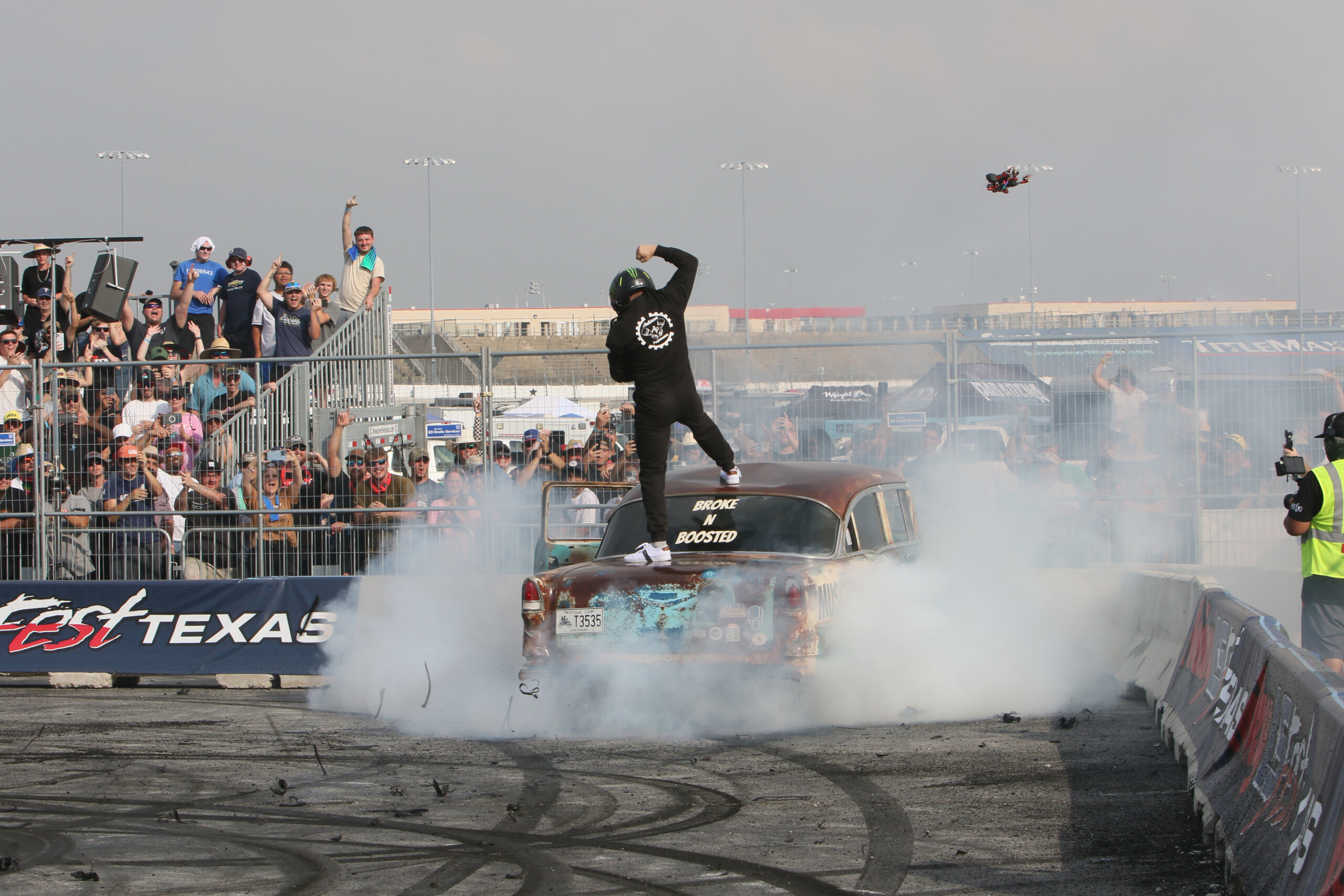 Texas Blaze: A Smoke Show Spectacle - ICU Racing