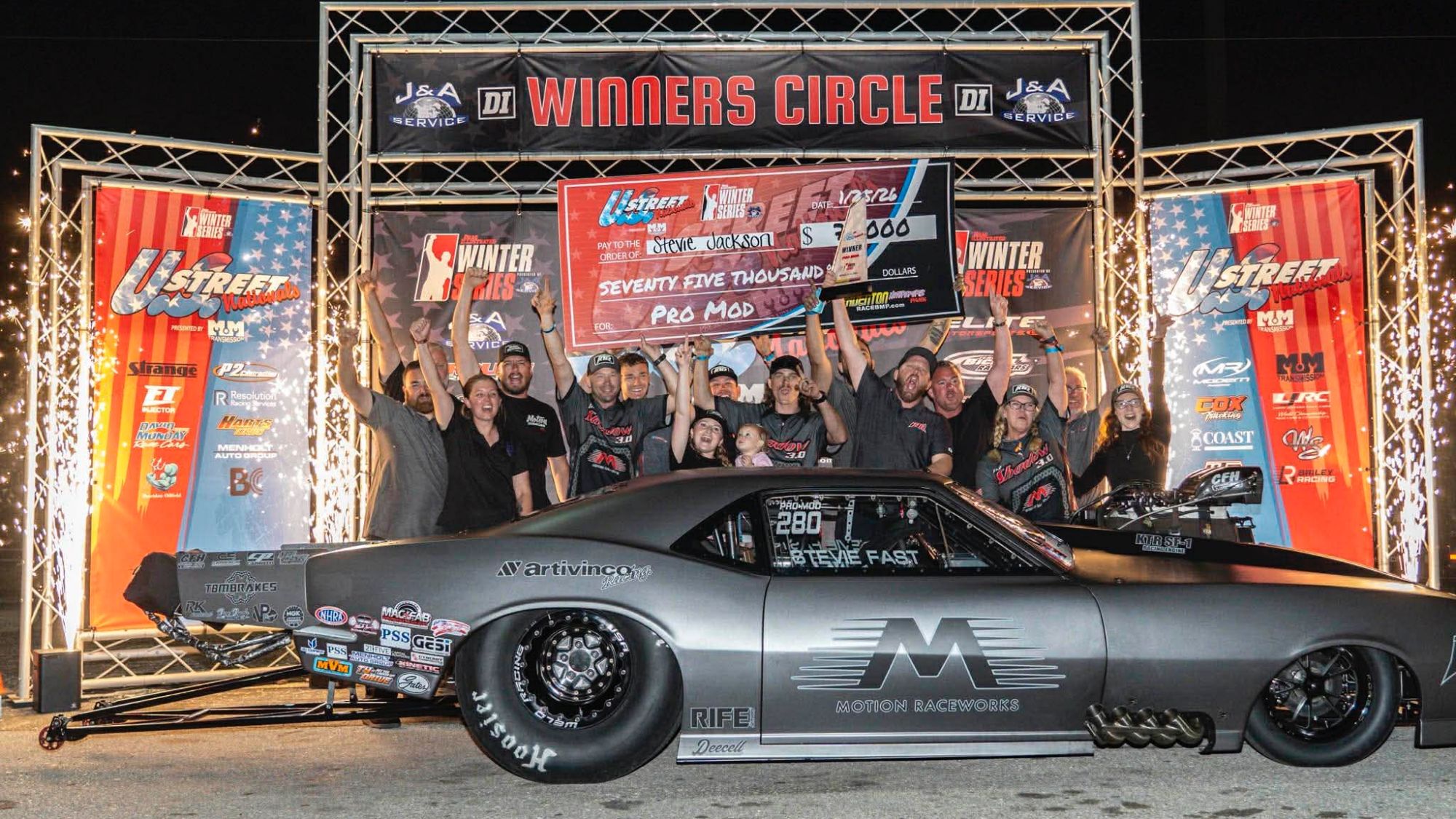 Stevie “Fast” Jackson Clinches $75,000 Pro Mod Victory at U.S. Street ...
