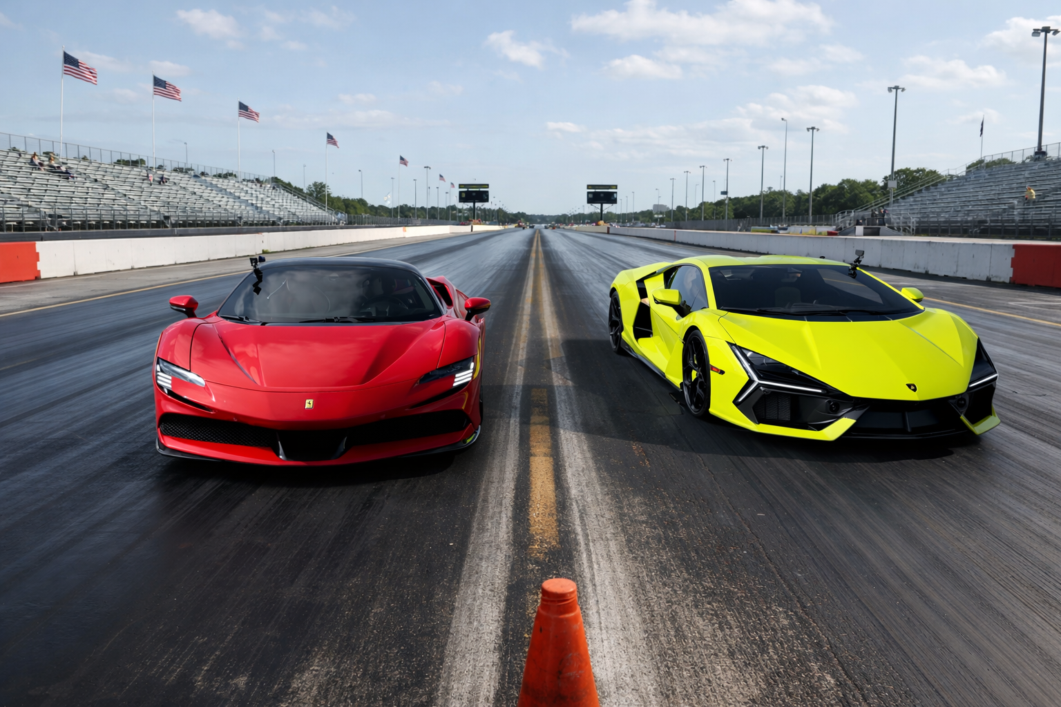 Revuelto with Afterburners Dominates Ferrari SF90 in Thrilling 1/4 Mile ...